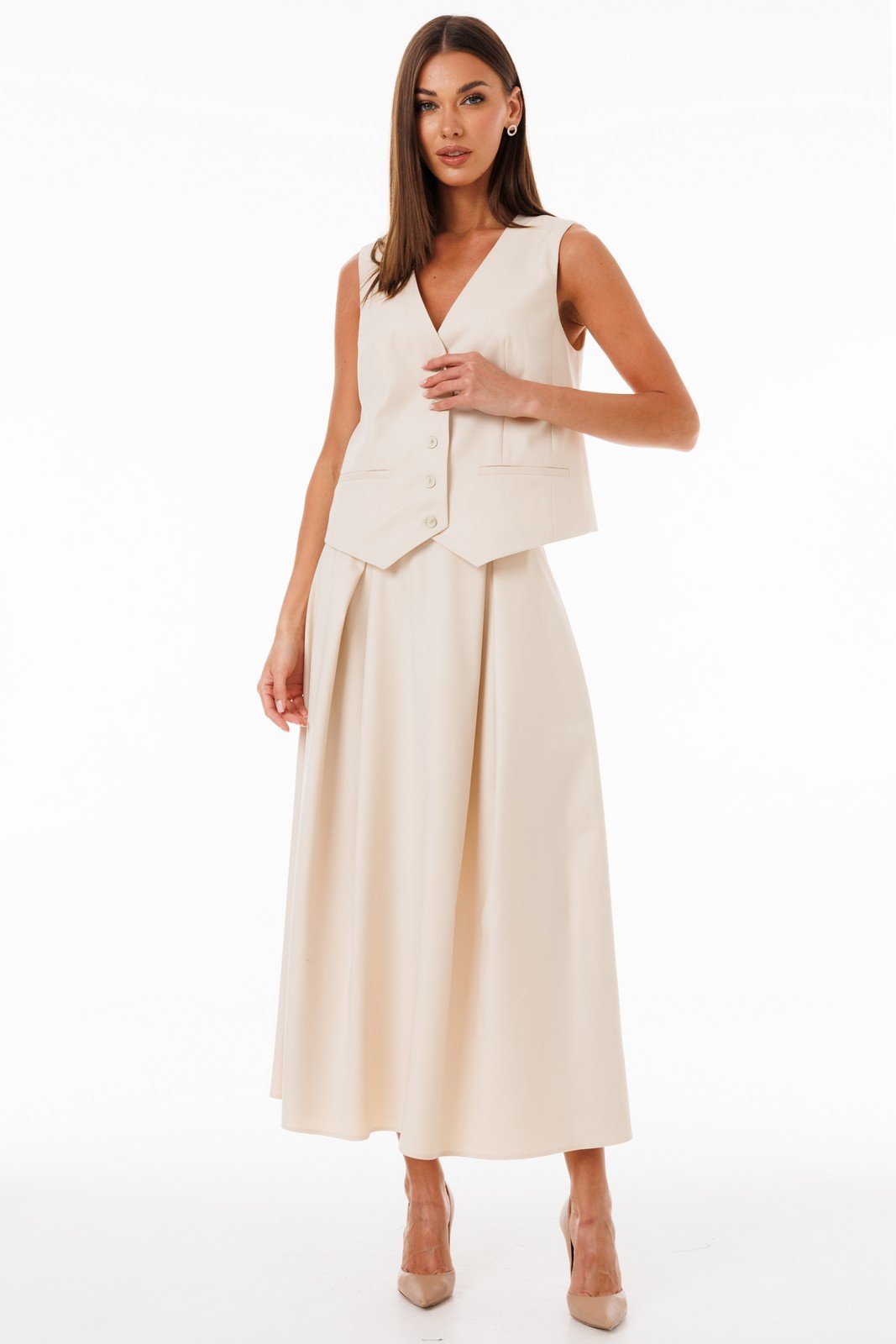 Костюм с юбкой 4234-4235-08 Kivviwear купить в интернет магазине | в наличии